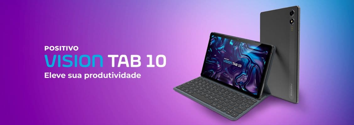 Tablet Positivo Vision Tab 10 + Capa Teclado – 4GB RAM 128GB Octa-Core ...