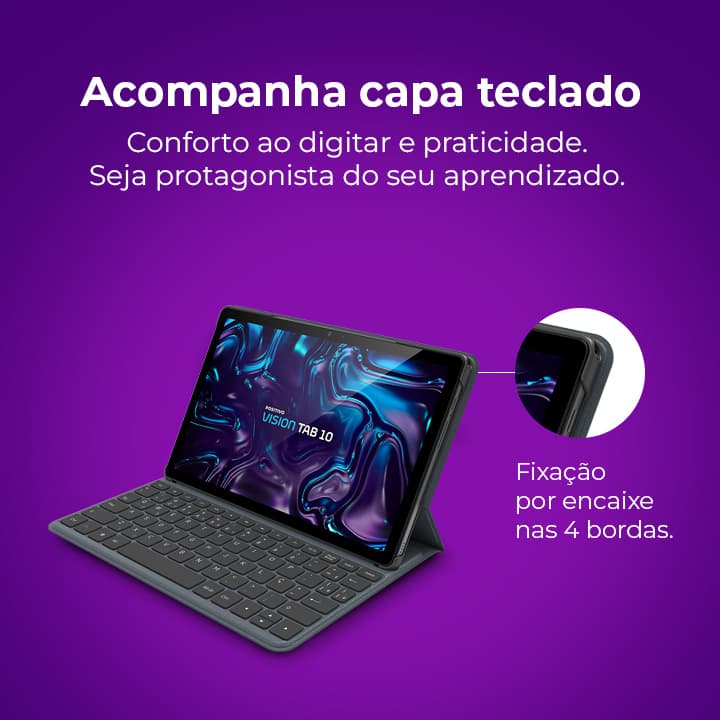 Tablet Positivo Vision Tab 10 4GB RAM 128GB – Octa-Core Android 13 Wi ...