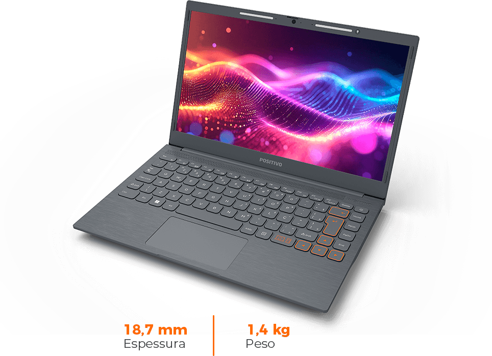 Notebook Positivo Vision R15M AMD® Ryzen 7-5825U Linux 32GB RAM 512GB ...